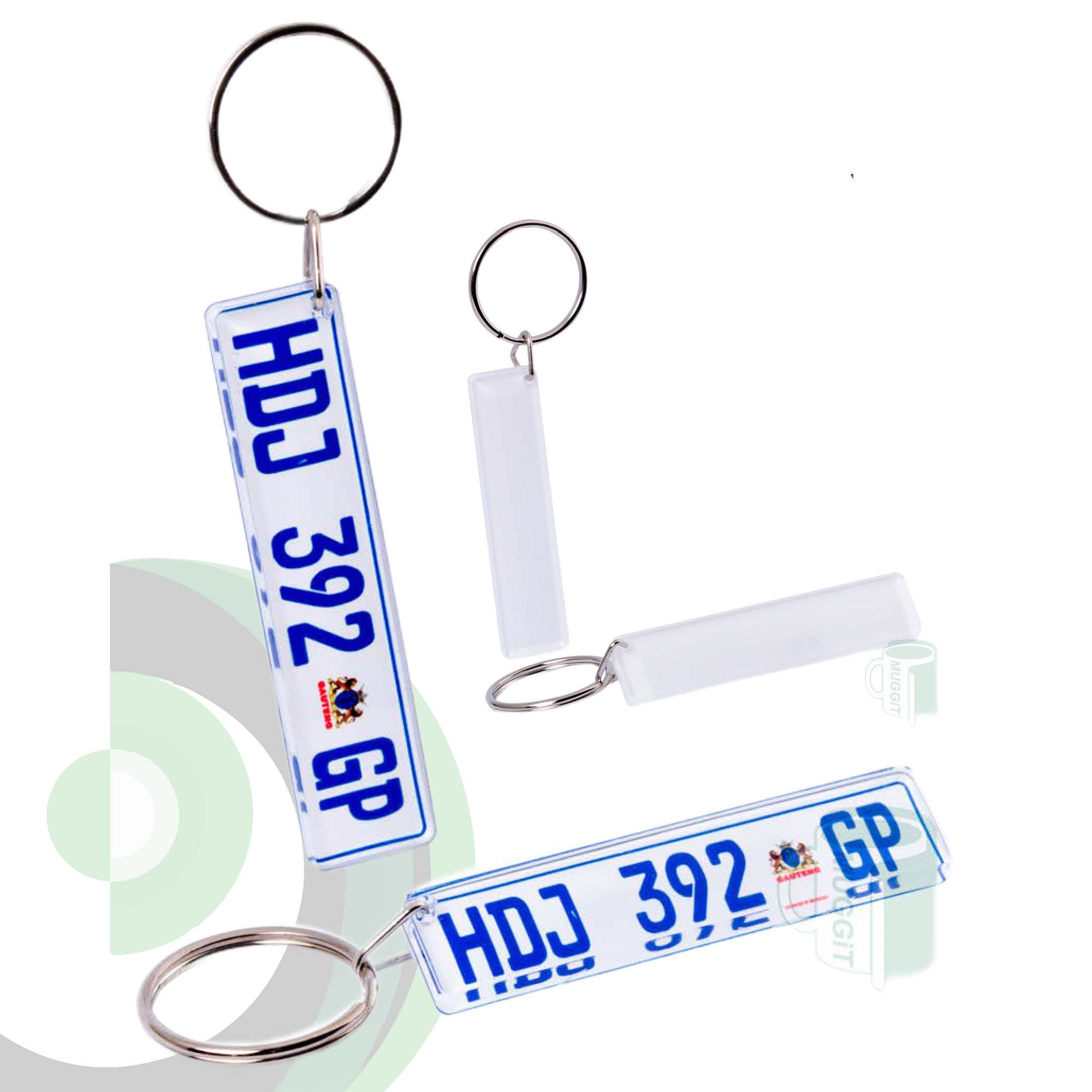 Number Plate Keyholder – Printed - visionedlense